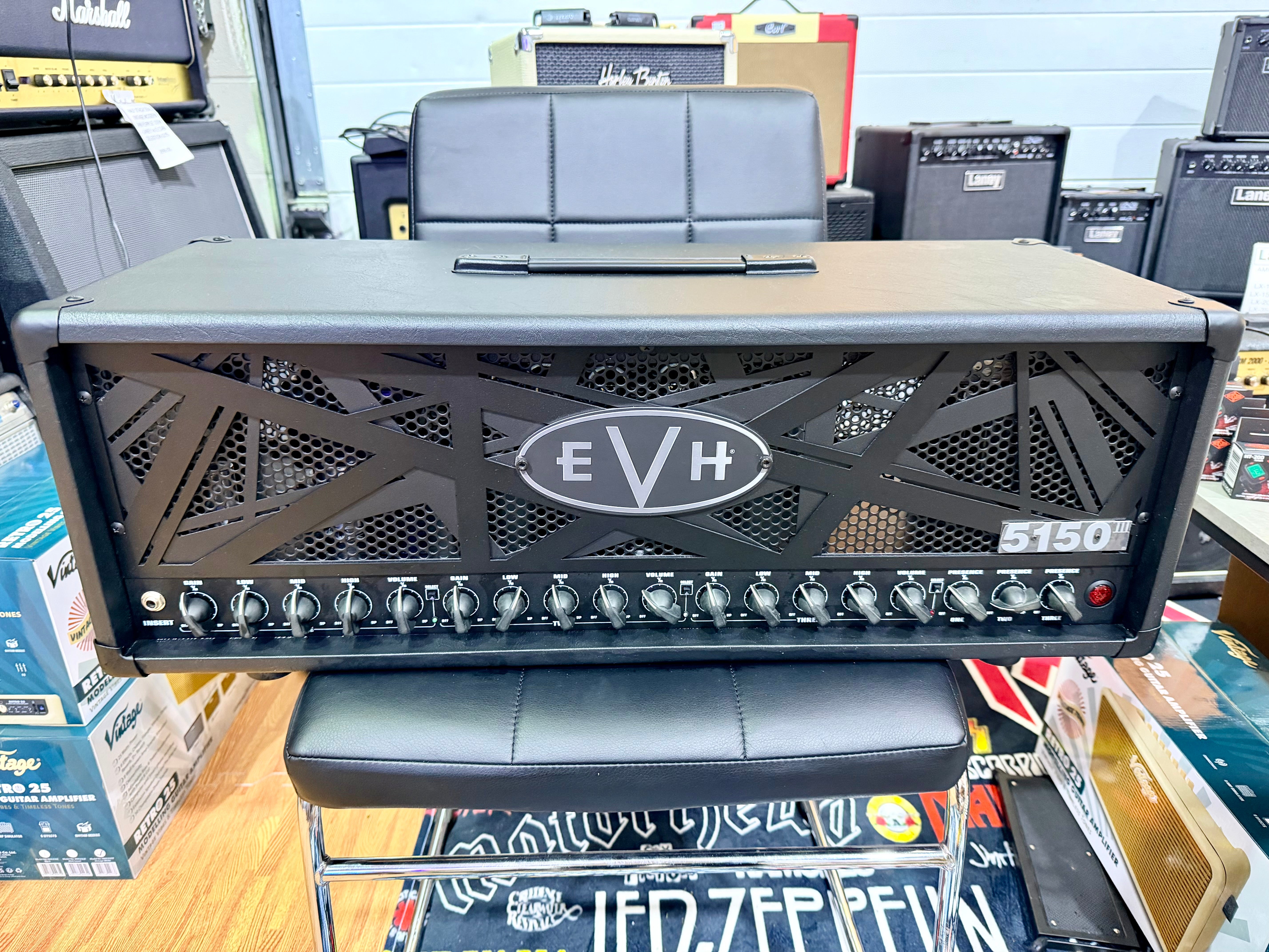 🔥 EVH 5150 III S Stealth 100w Amplifier Head~ 3 Channel Tube Amp~ Blac ...