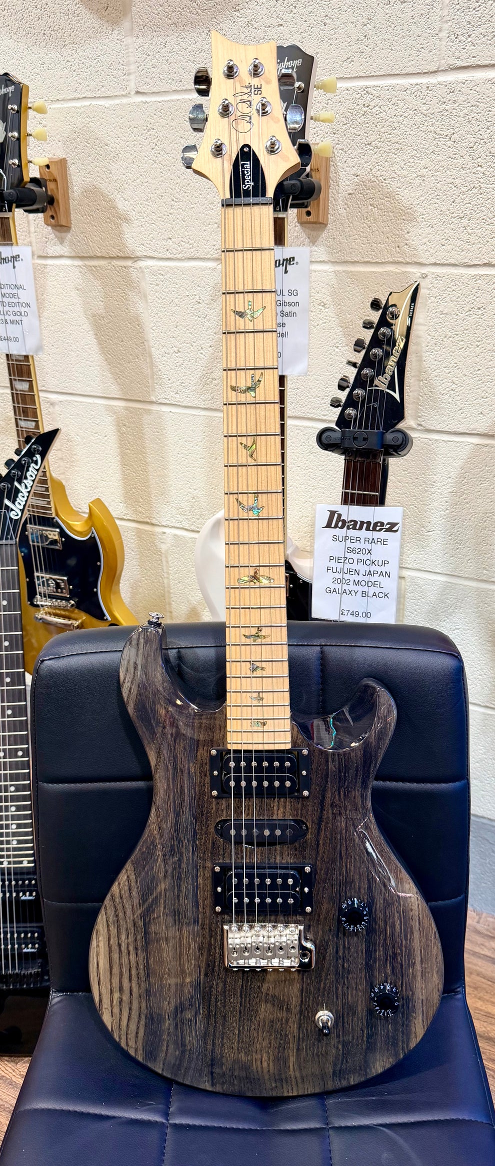 🌟MINT🌟PRS SE Specialty Swamp Ash Special~ Charcoal~ Maple Fretboard ...
