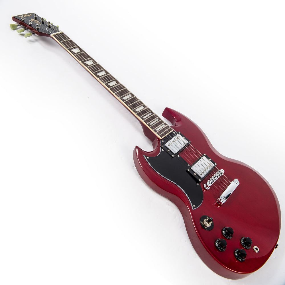 Vintage VS6 ReIssued Electric Guitar ~ Left Hand Cherry Red – Chordplay ...